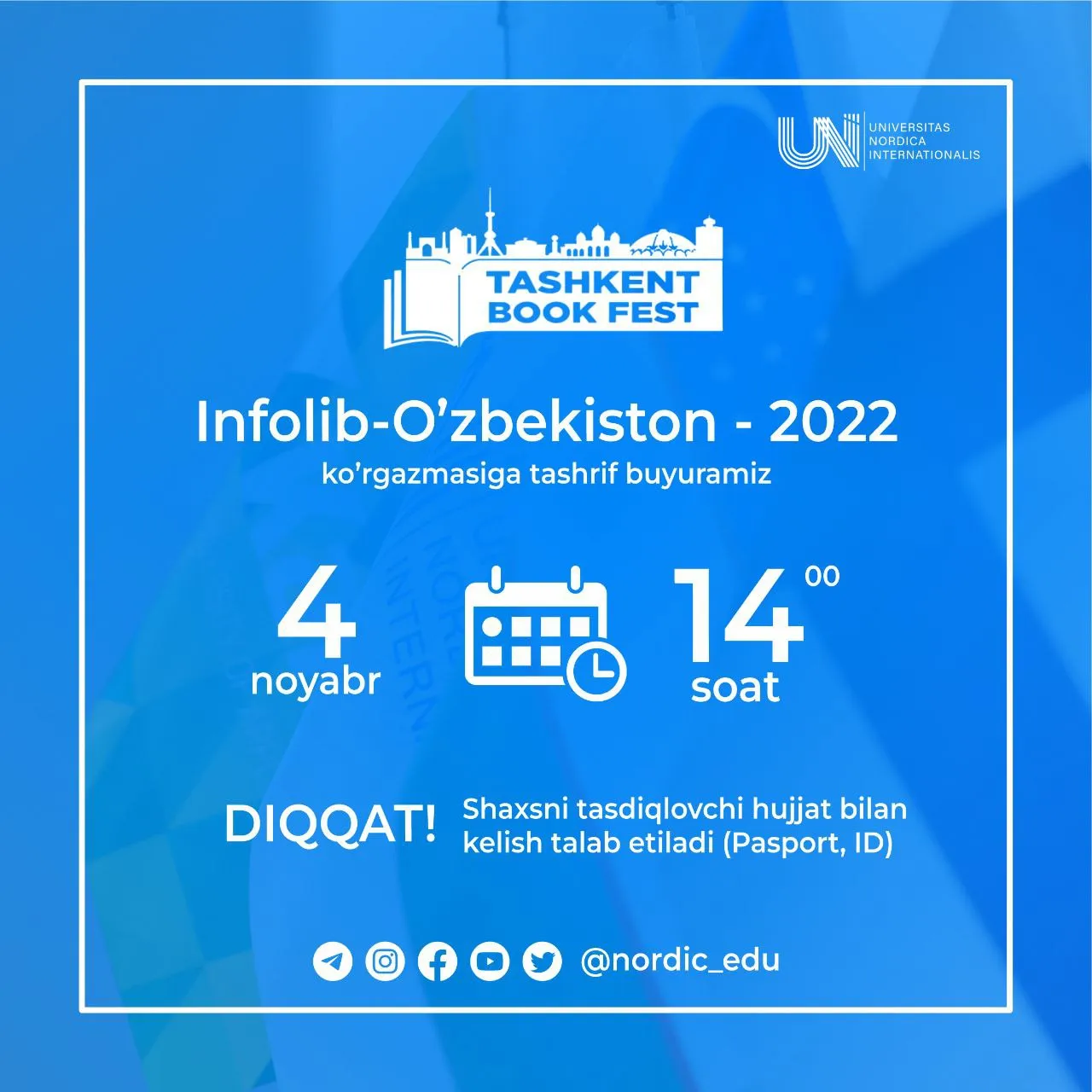 A tour to the library - Xalqaro Nordik Universiteti