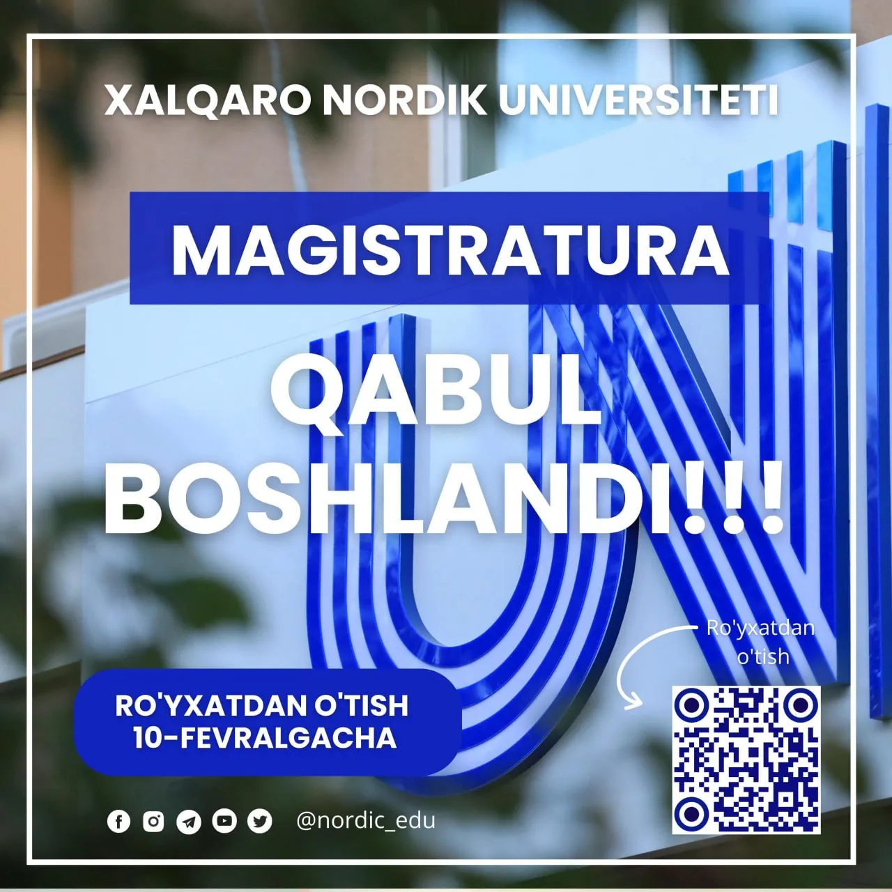 Master’s Degree Programs - Xalqaro Nordik Universiteti