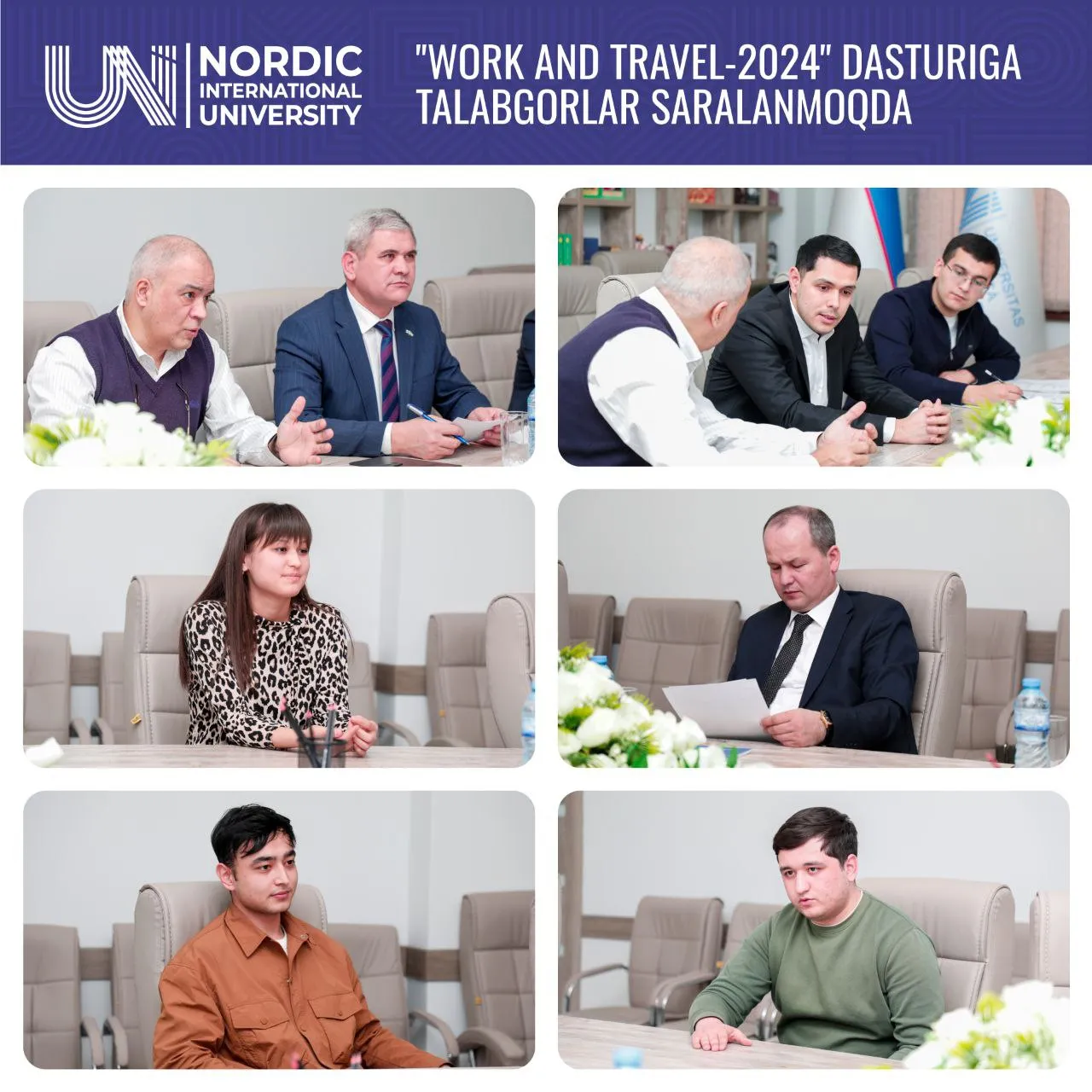 "Work and Travel" dasturi uchun suhbat o‘tkazildi - Xalqaro Nordik ...